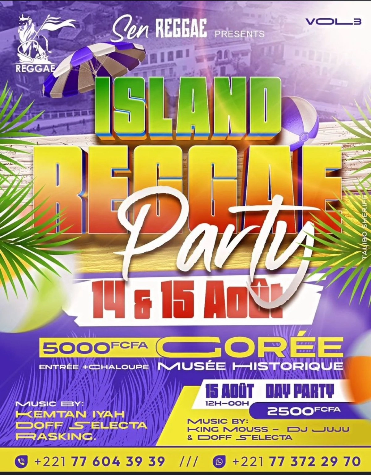 ISLANDE REGGAE PARTY" 🌴🎶