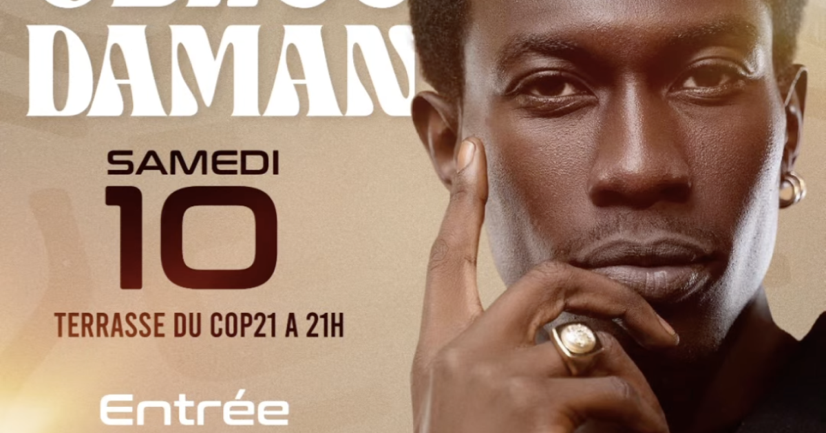 🎤 Obree Daman en concert live – Samedi 10 mai sur la terrasse du COP21 🌟