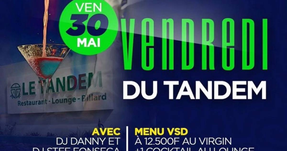🍽️ VENDREDI DU TANDEM – Soirée Gourmande & Musicale 🎶