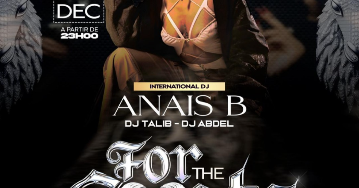 FOR THE GOATS 🐐 : Lancement Openight Dakar avec DJ ANAÏS B, DJ Talib ...