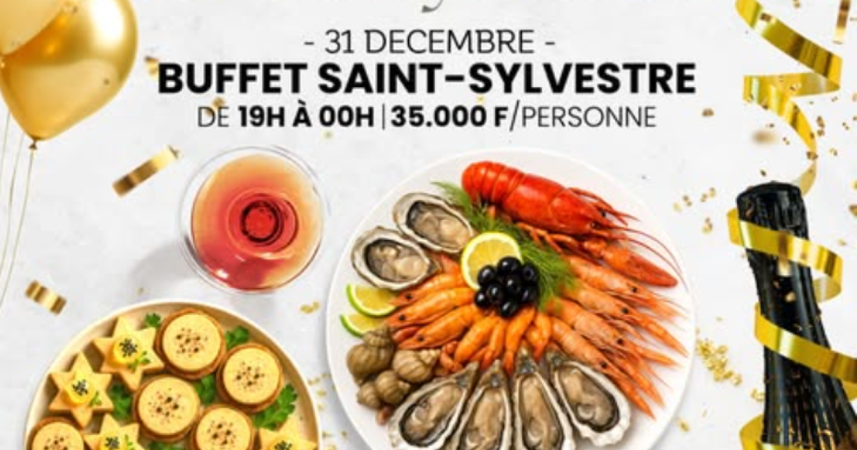 Réveillon de la Saint-Sylvestre 🥂 : Buffet d'Exception au Jardin du ...